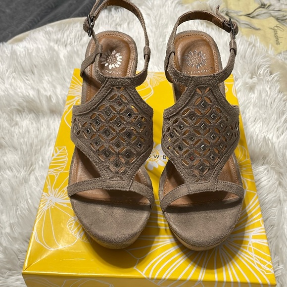 Yellow Box | Shoes | Yellow Box Splendor Wedges Taupe In Color Brand ...
